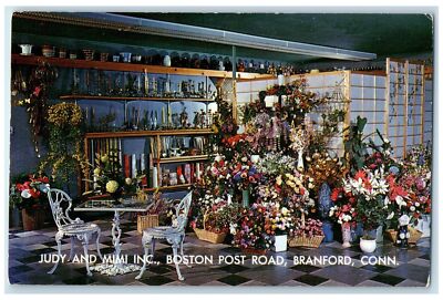 c1950 Judy & Mimi Inc Boston Post Road Flower Shop Branford Connecticut ...