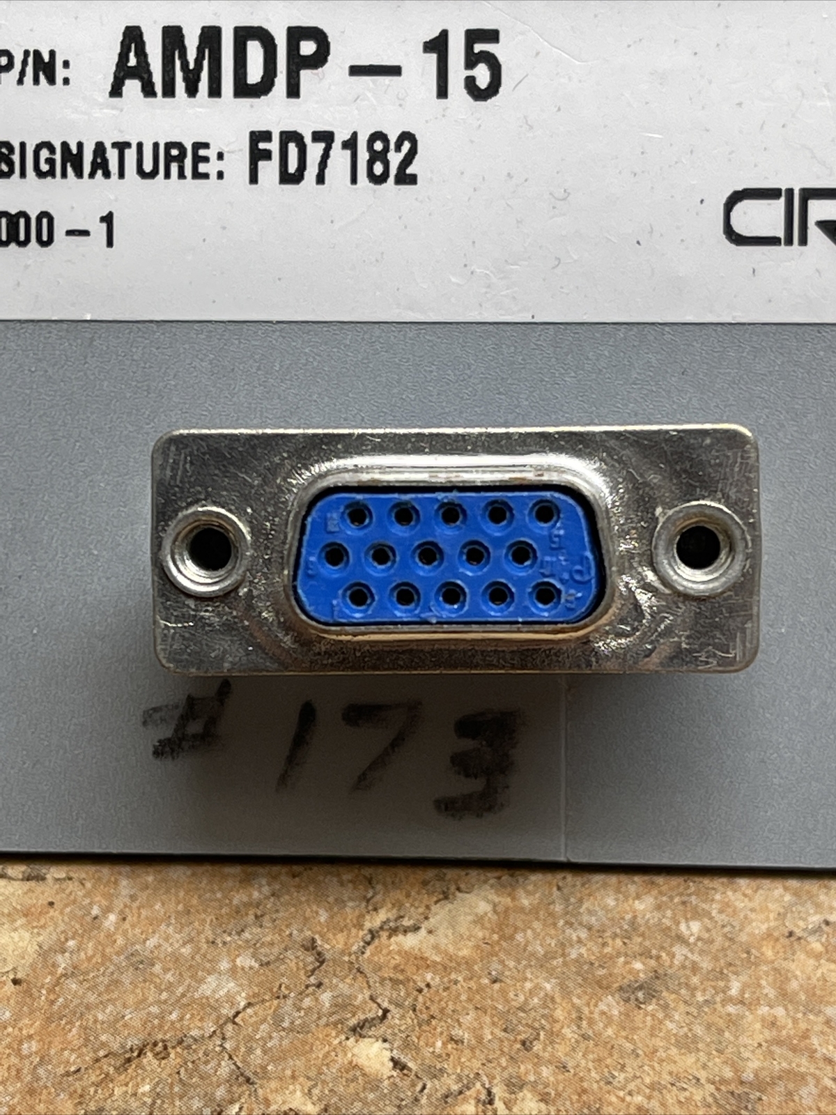 Cirris AMDP-15 Continuity Tester Adapter Board for sale online | eBay