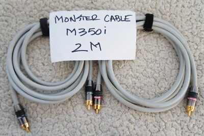 Monster Interlink Cable M350i MSeries Audiophile Turbine RCA Stereo ...