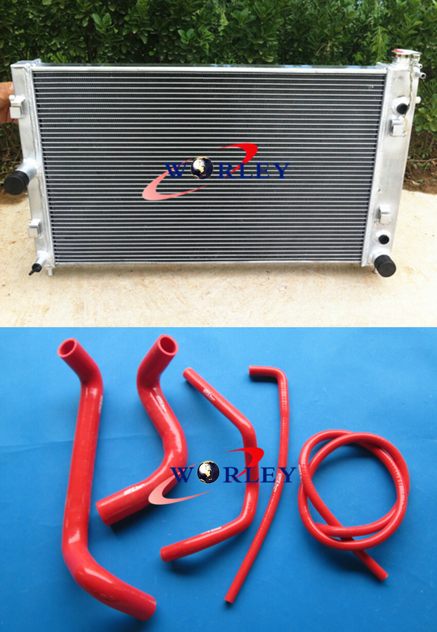 For HOLDEN Commodore VZ LS1 LS2 SS V8 04-06 Aluminum radiator + Blue ...