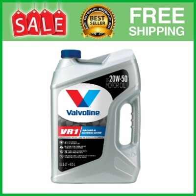 Valvoline VR1 Racing Motor Oil SAE 20W-50 Racing Classic Car High ...