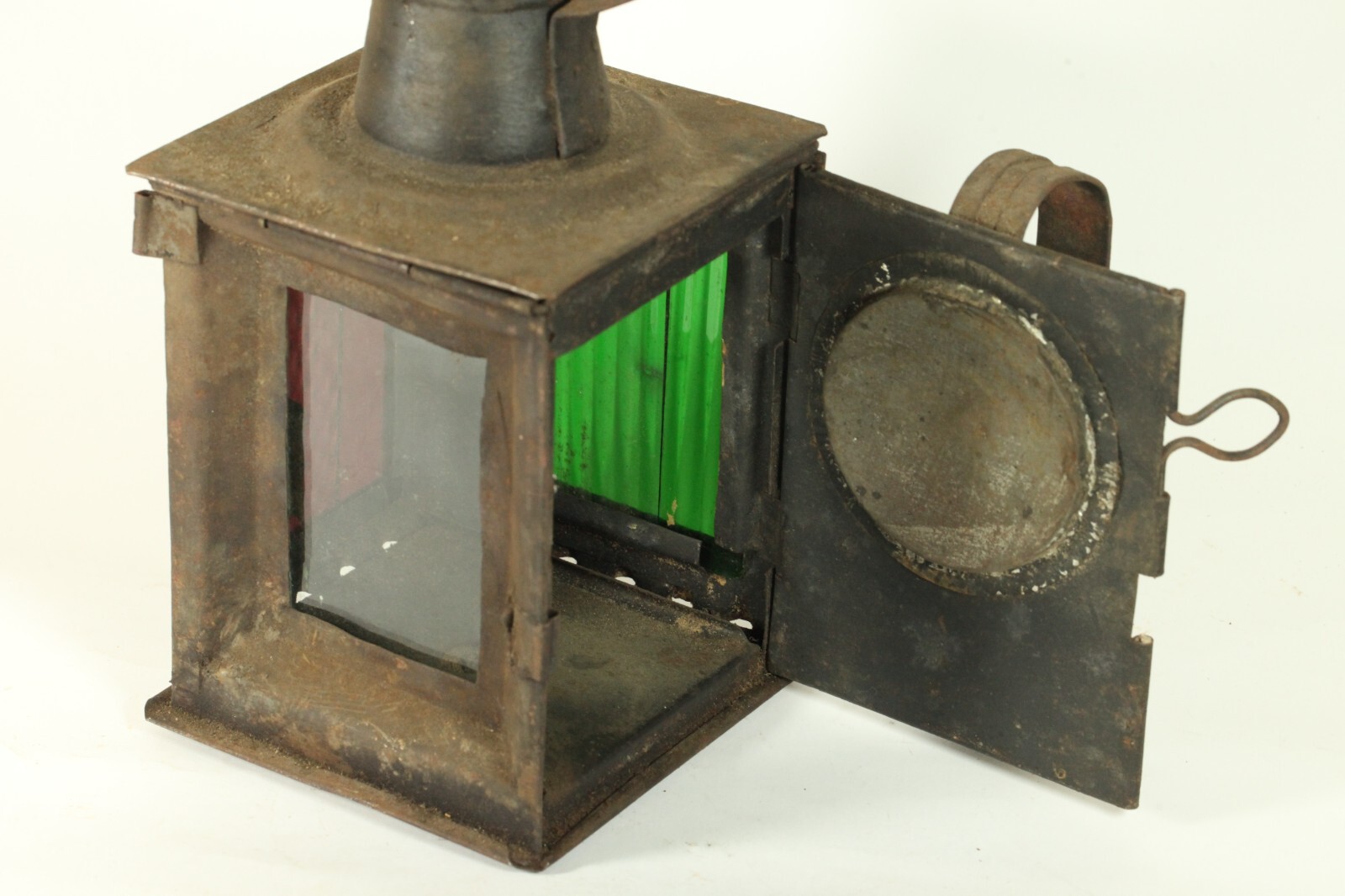 Vintage Antique Soviet USSR Railroad candle Lantern Rail Lamp 3 Way ...