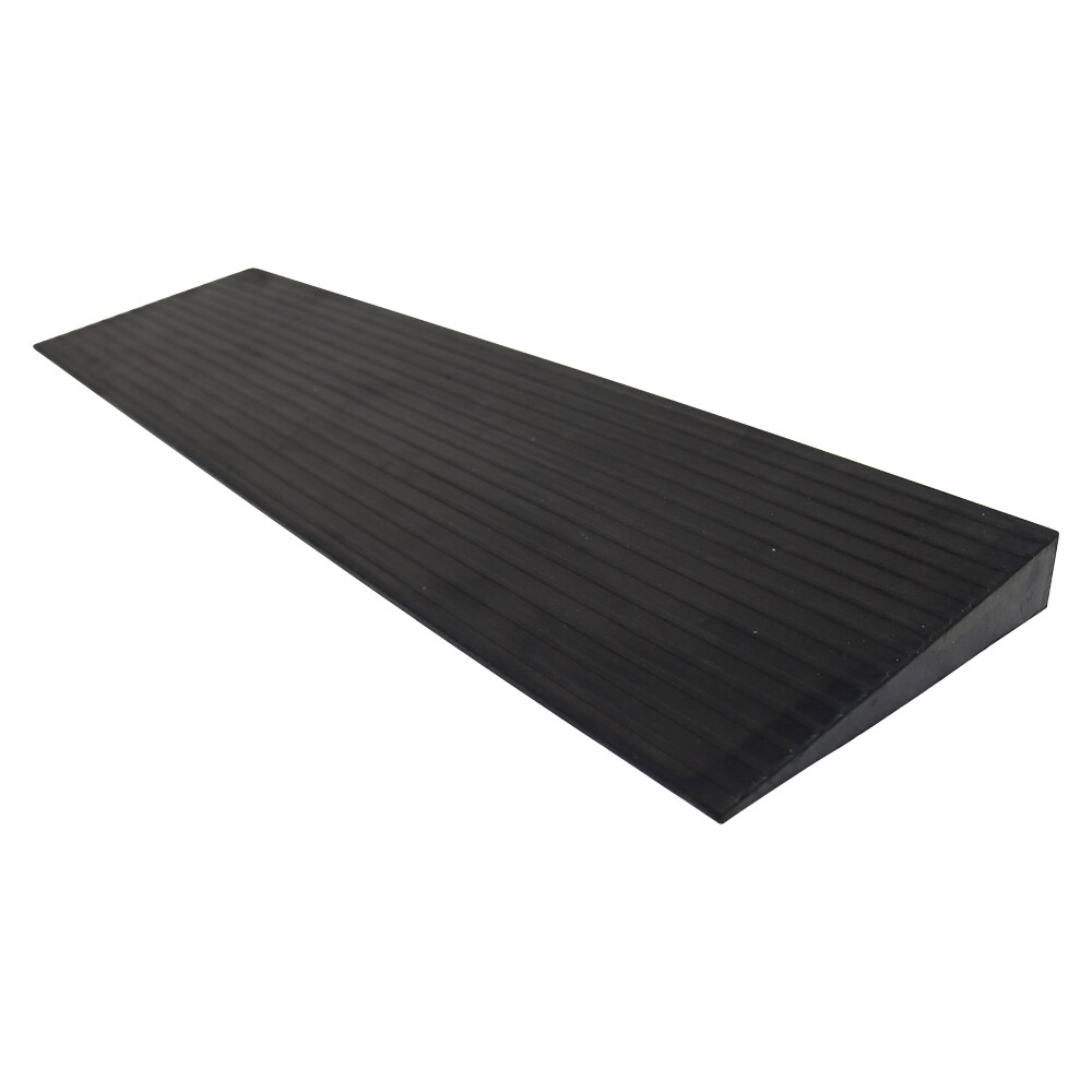 Non-Slip Solid Rubber Threshold Ramp cuttable Black Engineering Equipment | eBay