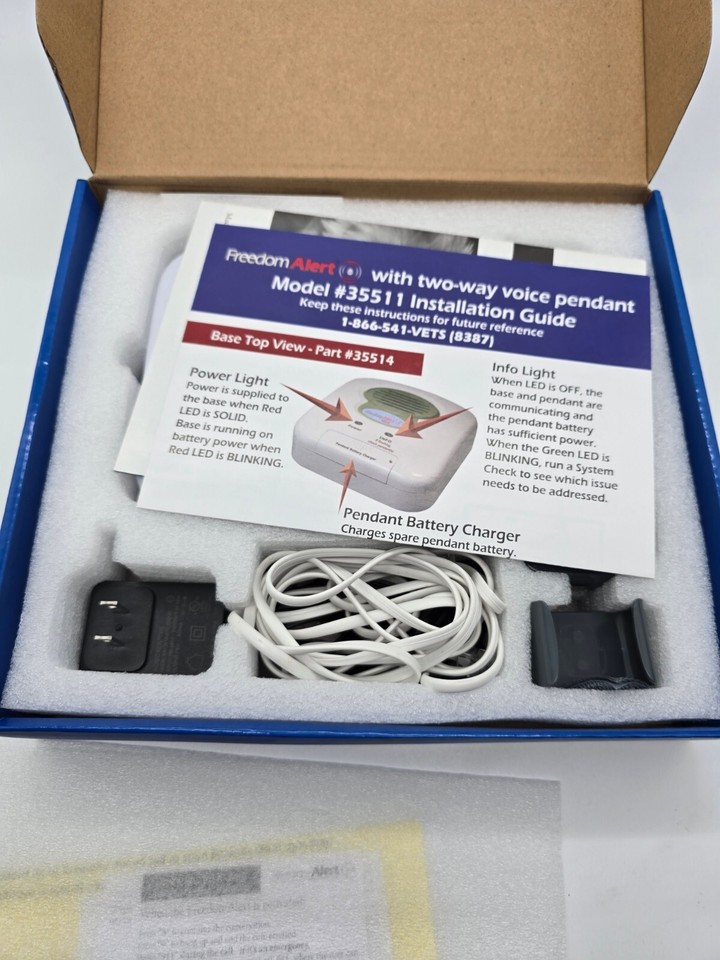 Freedom Alert 35911 LogicMark Personal Emergency Response System New ...