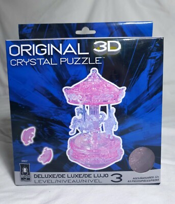 Bepuzzled Original 3D 2015 Crystal Puzzle Carousel 023332309573 | eBay