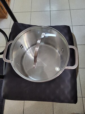 Elegan 6 Quart Calphalon 806 Stainless Steel HEAVY DUTY Stock Pot w ...