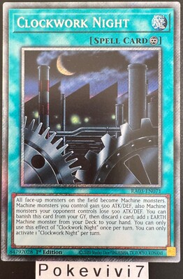 Carte YU-GI-OH! CLOCKWORK NIGHT RA03-EN071 PSR NEUF | eBay