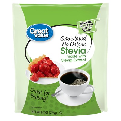 Great Value Granulated Stevia Sweetener, No Calorie, 9.7 oz | eBay