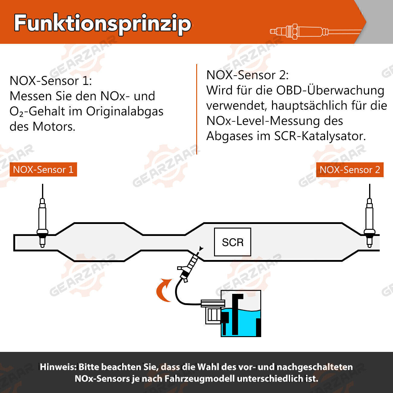 NOx Sensor Für Mercedes-Benz W205 C200 C220 W213 E200 E300 Vito GLS Sprinter Gea | eBay