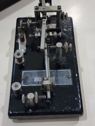 Vibroplex Model X (Called the Improved Model) telegraph key | eBay