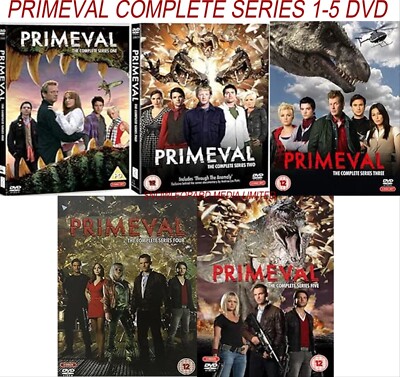 PRIMEVAL COMPLETE SERIES 1-5 DVD SEASON 1 2 3 4 5 primevil prime eval ...