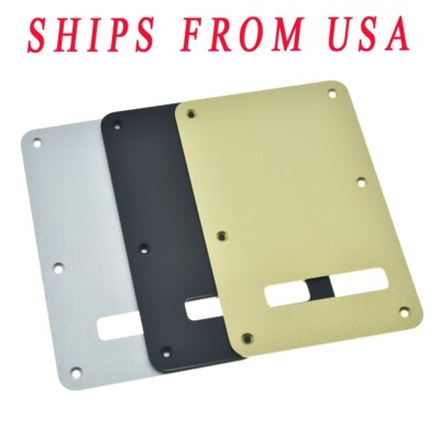 Matte ST Back Plate Metal Anodized Tremolo Cover fits American Fender ...