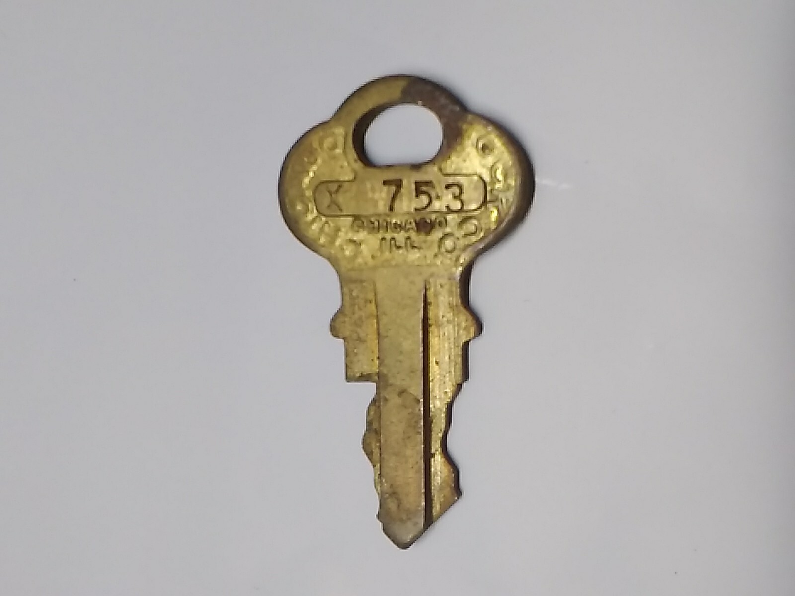 Chicago Lock Brass Key X753 X 753 For Coin Operated Vending Machine | eBay