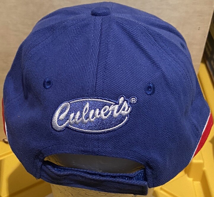 Vintage NEW Chicago Cubs Hat Culvers SGA Blue Red MLB TSMGI Batting ...