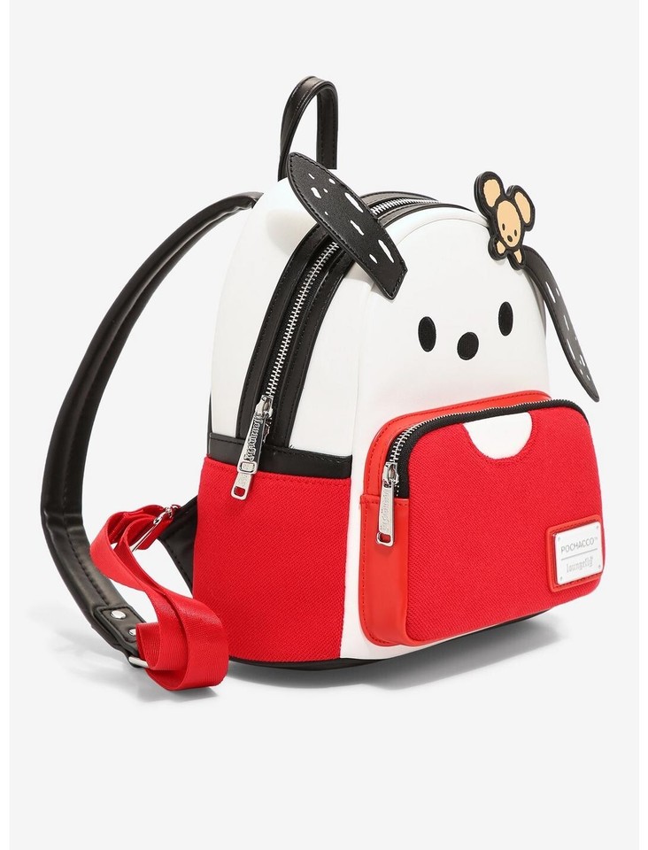 Loungefly Sanrio Pochacco Red T-Shirt Figural Mini Backpack NWT Ready ...