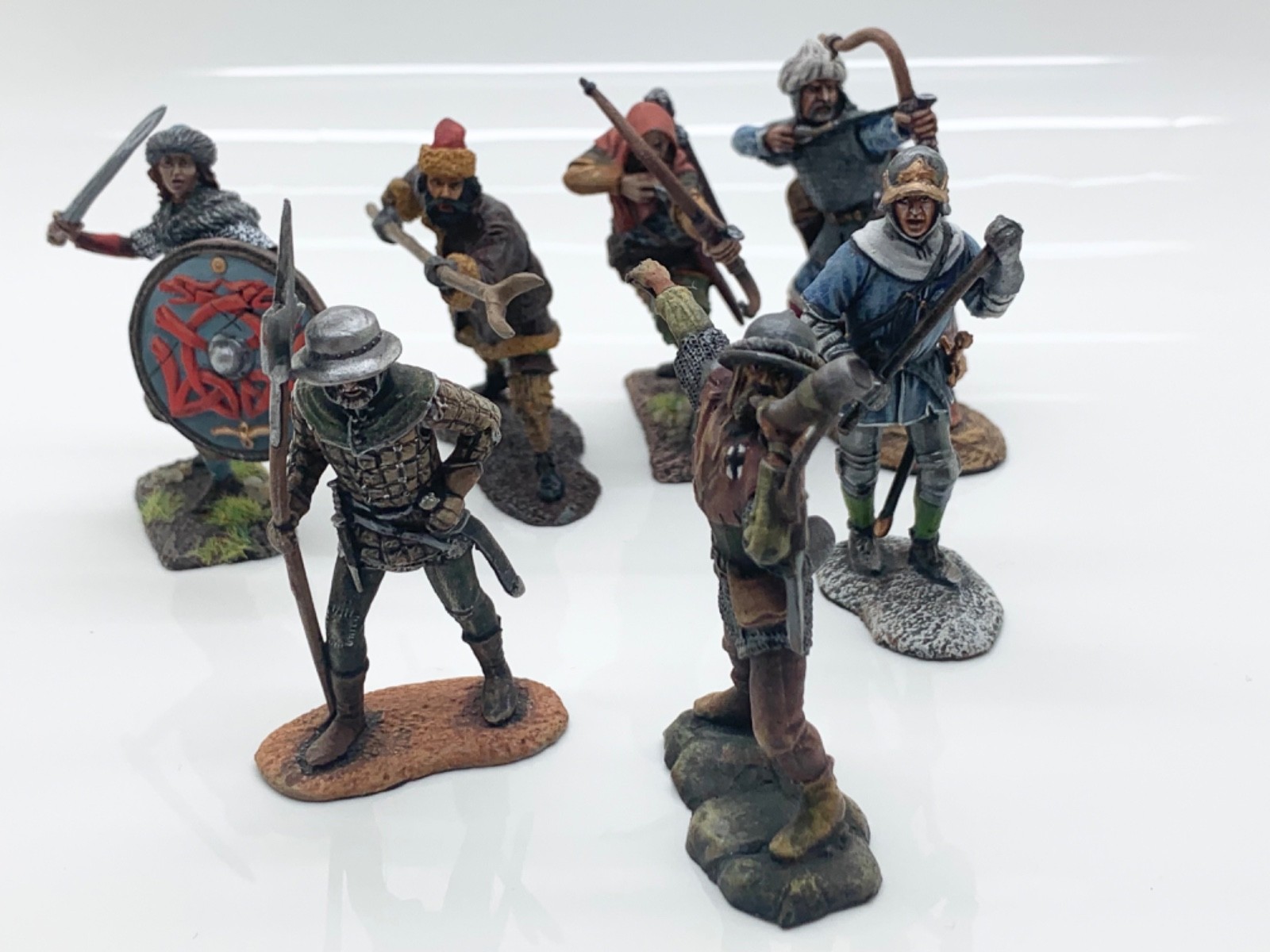 MST TOY SOLDIERS SEVEN MEDIEVAL FIGURES 60MM | eBay UK