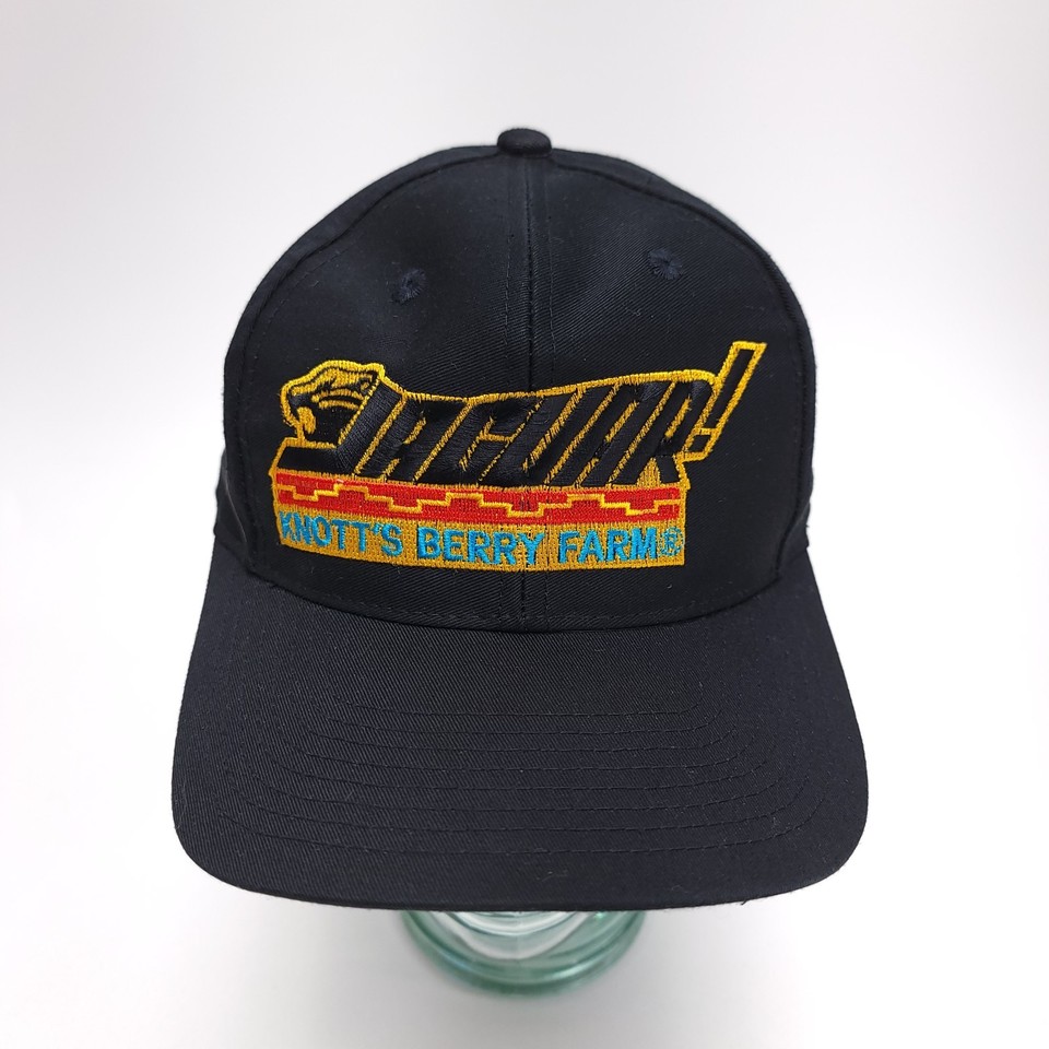 Vintage JAGUAR Hat Knotts Berry Farm Roller Coaster Snapback Baseball ...