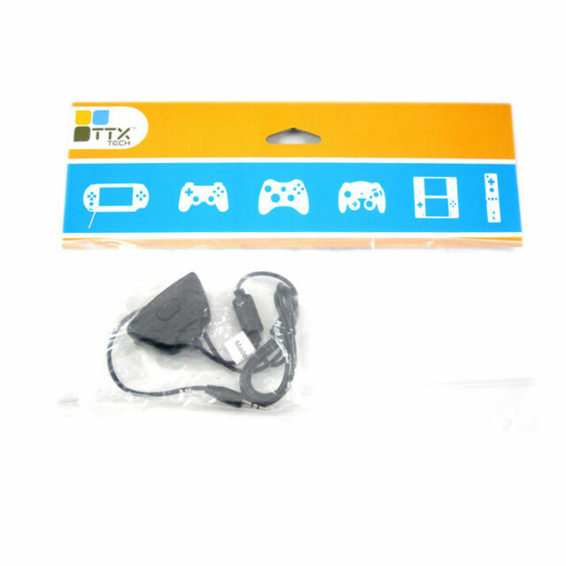 Microsoft Xbox 360 Live Puck Wired Headset Cable Adapter to Controller ...