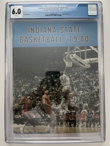 original 1979-80 LARRY BIRD & INDIANA STATE college basketball Program ...