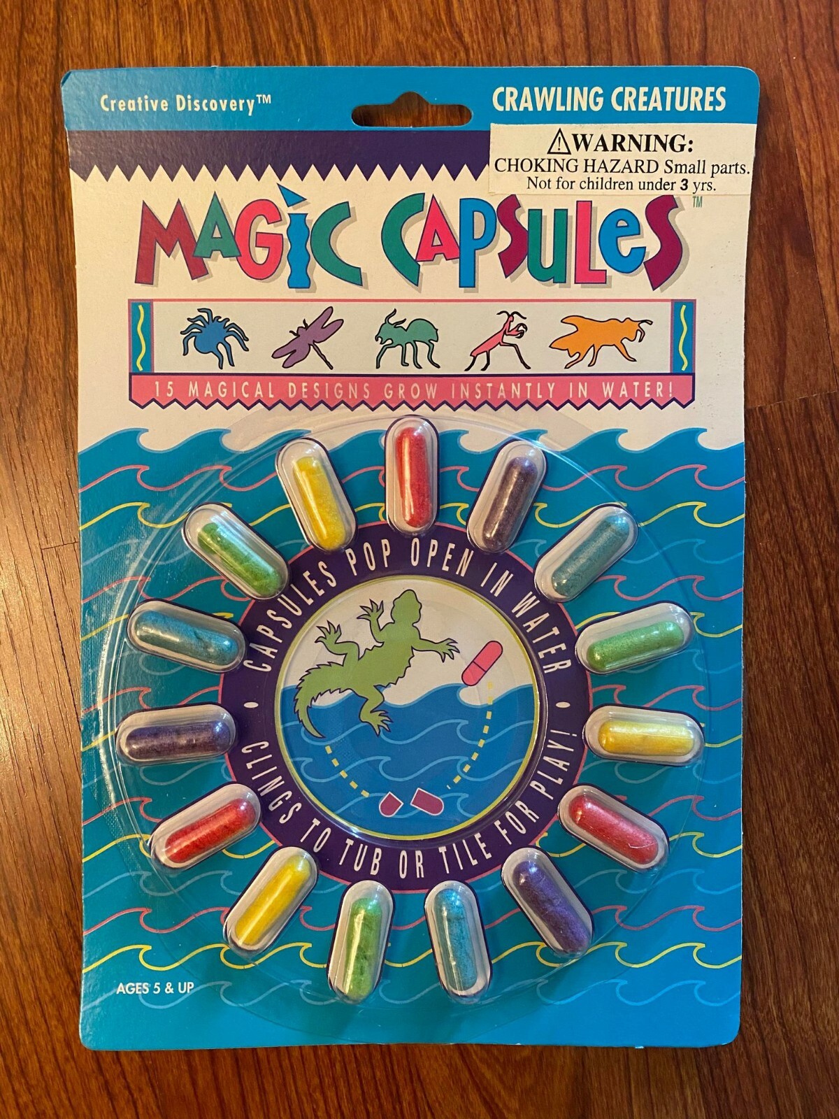 Pack of 15 Crawling Creatures Magic Grow Capsules - 1995 Creative ...