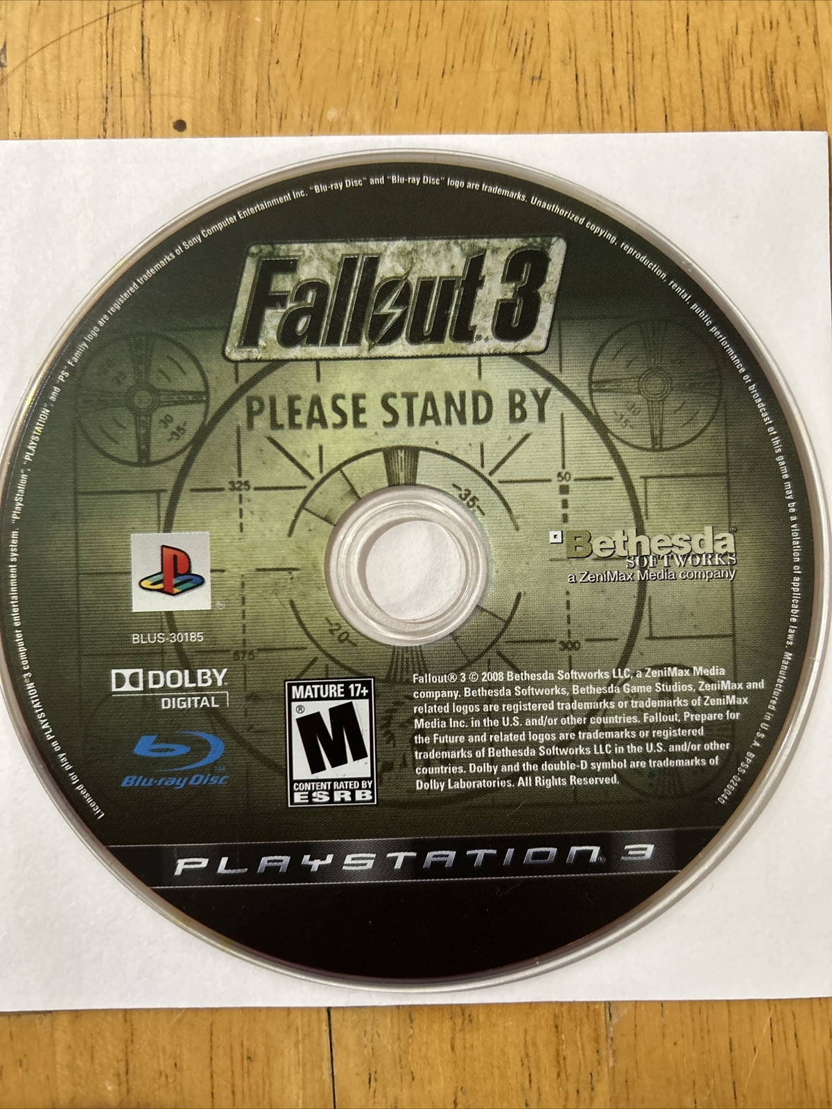 Fallout 3 -- Game of the Year Edition (Sony PlayStation 3 PS3) DISC ...