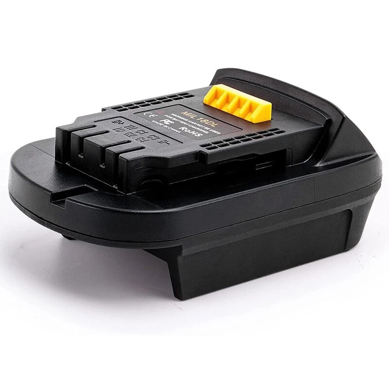 Lithium Battery Adapter Converter For Milwaukee M18 18V to DeWalt 18 ...