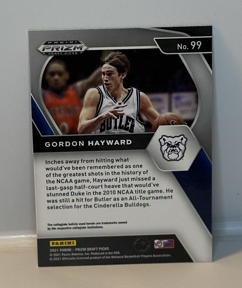GORDON HAYWARD 2021-22 CARD # 99 Panini Prizm Draft Picks | eBay