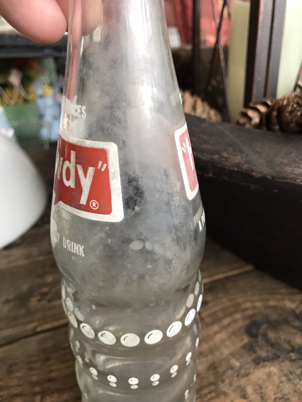 Vintage Glass Howdy Soda Bottle a 7up Product Swirl 1950’s 10oz | eBay