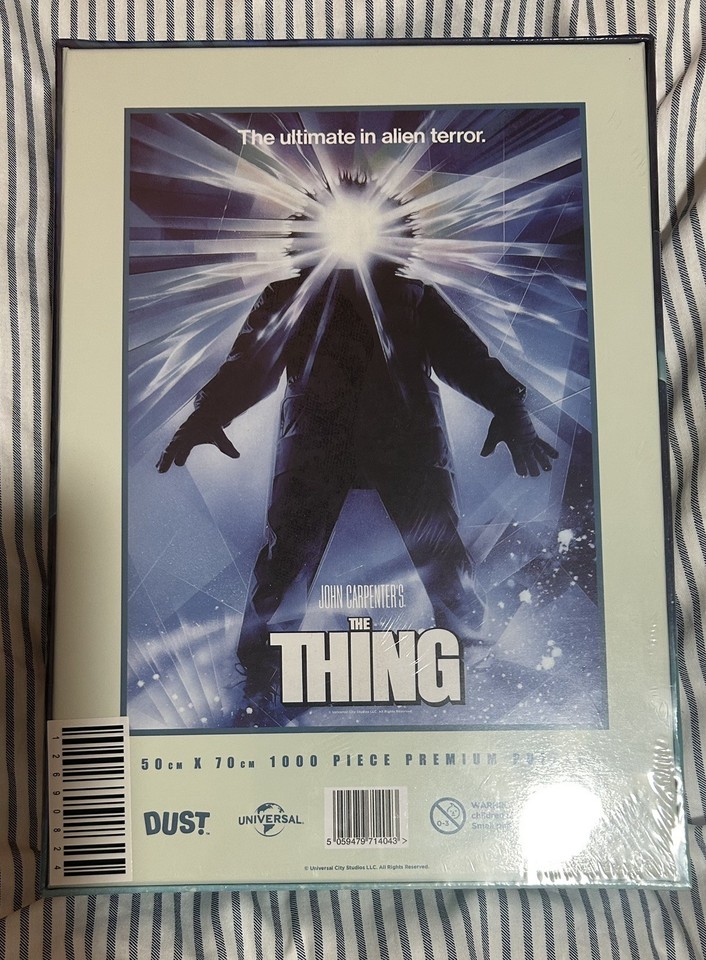 The Thing (1982) Classic Movie Poster 1000pc Puzzle rare limited only ...