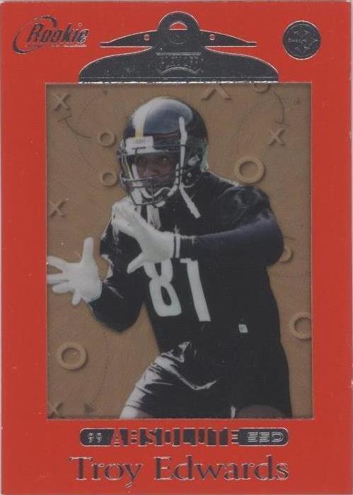 1999 Playoff Absolute SSD - Troy Edwards #173 Red Border (RC) for sale ...