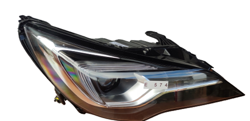 Vauxhall Astra K Headlight O/S Black Led Drl 2015- Headlamp Rh Right ...