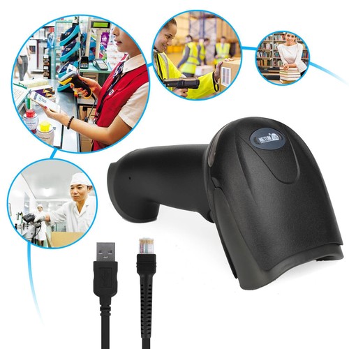 AU Wired Handheld CCD Barcode Scanner Bar Code Reader Scanning Gun For ...