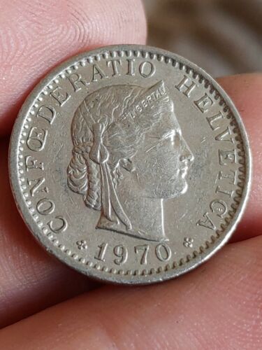 SWITZERLAND 20 RAPPEN 1970 Helvetica Kayihan coins T65 | eBay