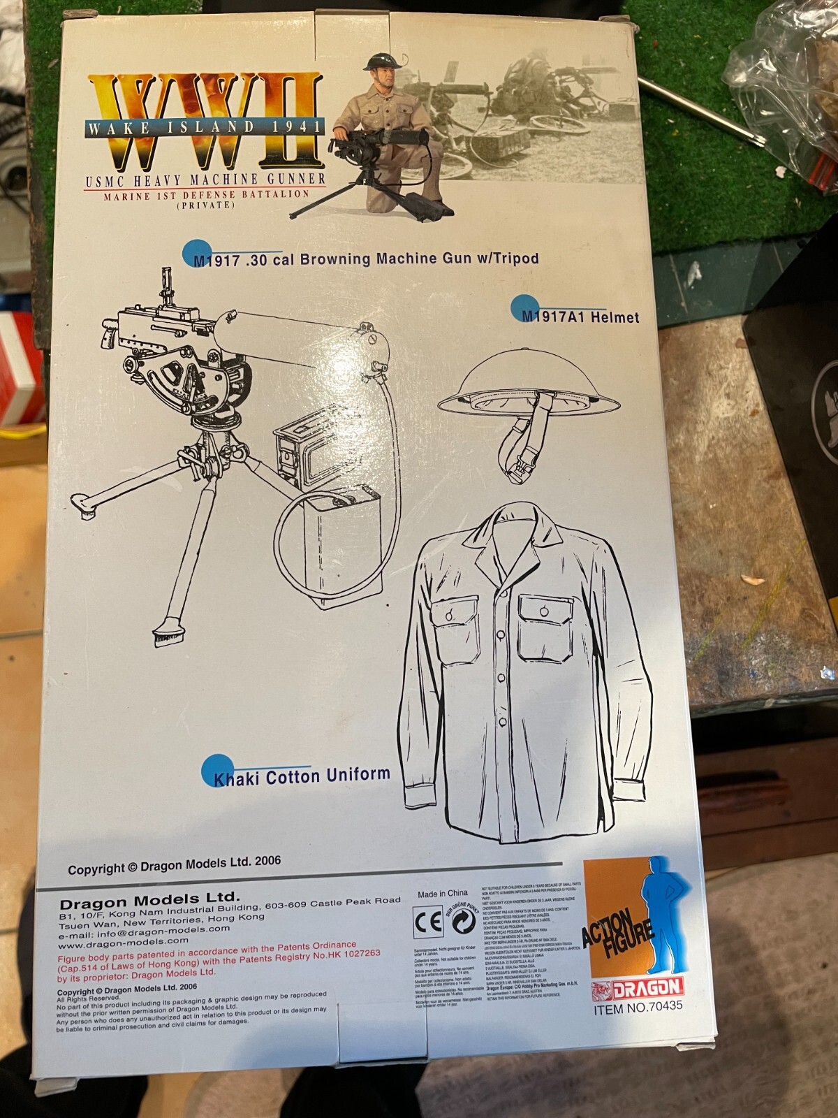 Figurine Dragon 1/6 "Jack Sullivan" USMC Heavy Machine Gunner Wake ...