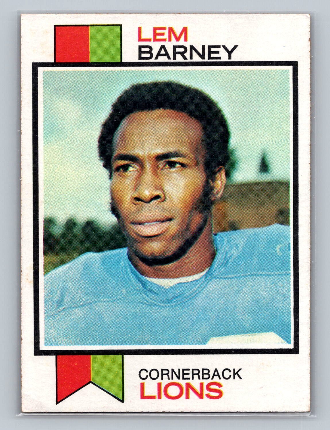 1973 Topps #370 Lem Barney Detroit Lions Mid Grade | eBay