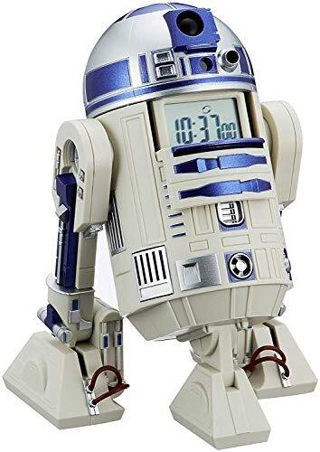 RHYTHM Star Wars R2-D2 Voice and Action Alarm Clock Digital White from ...