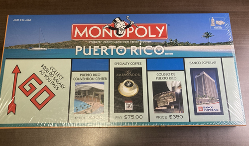 Monopoly PUERTO RICO Edition Board Game New & Sealed BNIB RARE (2005 ...