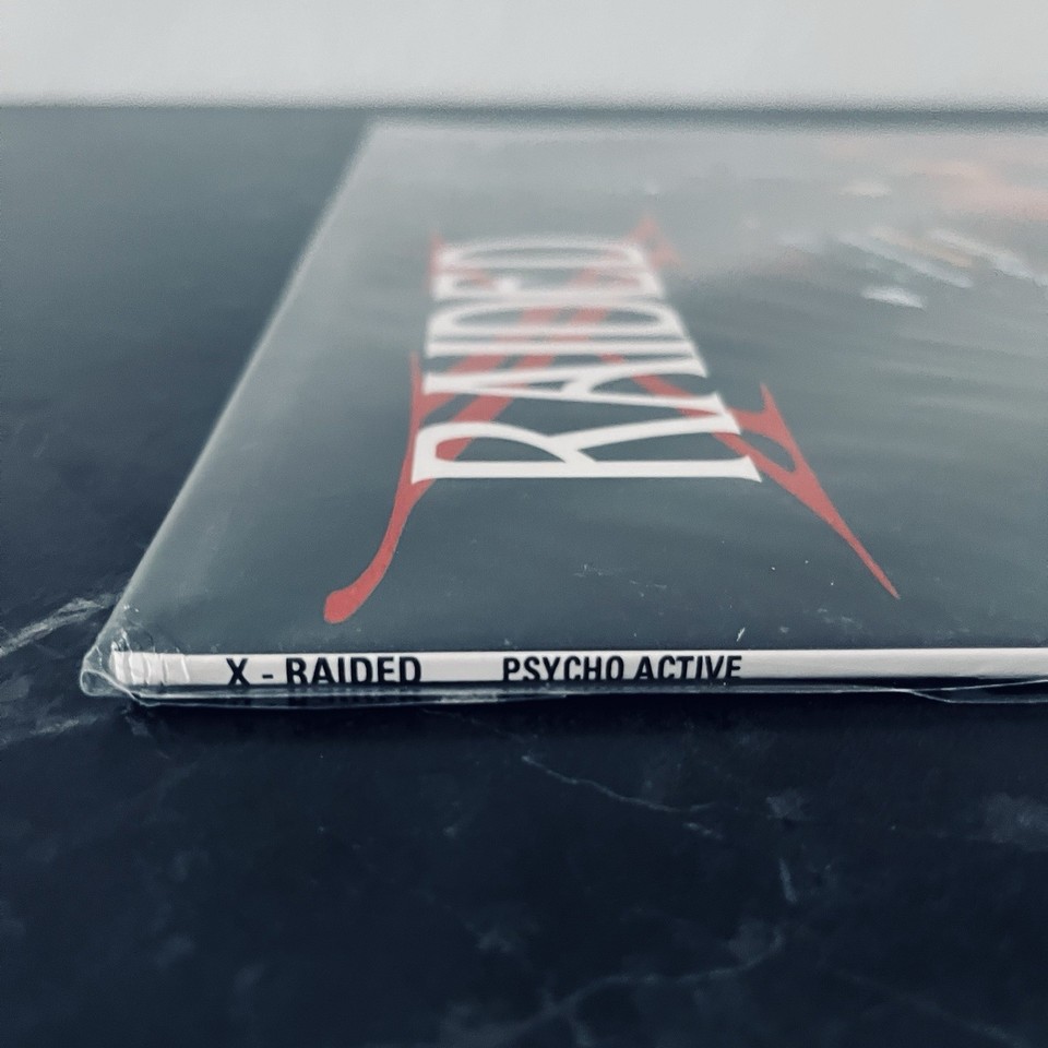 X-RAIDED PSYCHO ACTIVE Vinyl LP Black And White Splatter SIC Gangsta ...