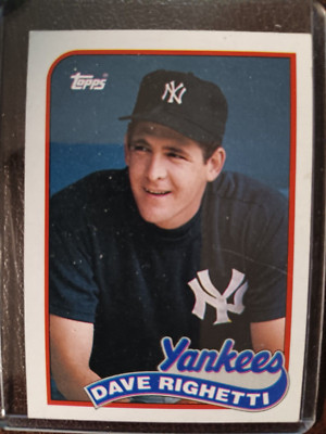 DAVE RIGHETTI NEW YORK YANKEES 1989 TOPPS BASEBALL CARD #335 | eBay