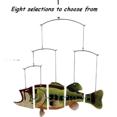 Glass Suspension Fish Mobile by Premier Design | eBay