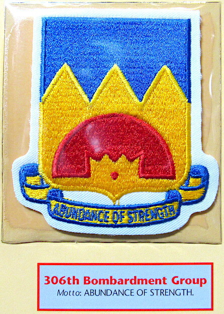 306th BOMBARDMENT GROUP Willabee & Ward WWII AIR WAR PATCH Abundance of ...