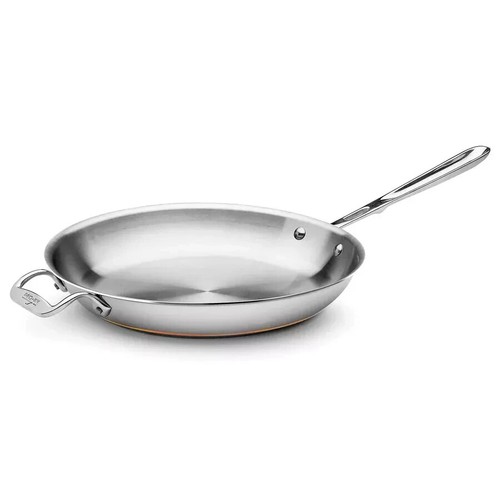 All-Clad 12" Copper Core 5-Ply Fry pan with Helper handle (SCRATCHED ...