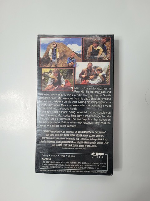 Max Is Missing (VHS, 1996) for sale online | eBay
