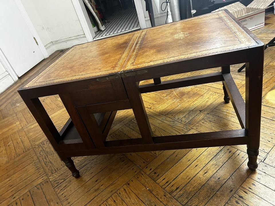 19th Century English George III Mahogany Metamorphic Library Step ...