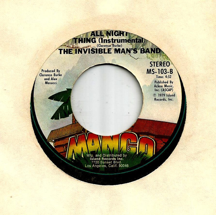 THE INVISIBLE MAN'S BAND - ALL NIGHT THING (VOCAL & INSTRUMENTAL)-U.S.A ...