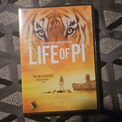 Life of Pi DVD New Sealed Suraj Sharma Rafe Spall Tabu Gerard Depardieu ...