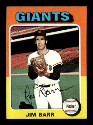 1975 Topps #107 Jim Barr San Francisco Giants EX Baseball Card *F214 | eBay