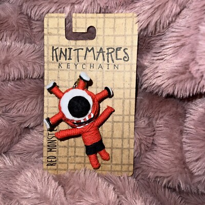 Knitmares Keychains, Halloween Keychains Red Devil Monster | eBay