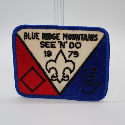Vintage 1979 Boy Scouts BSA Blue Ridge Mountains See 'N' Do 4"x3" Patch ...