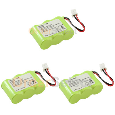 3 NEW Cordless Home Phone Battery for Vtech CS5111-2 CS5121 CS5121-2 ...
